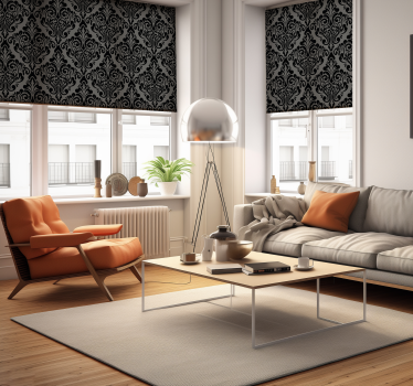 Retro roller blinds for Your Home - TenStickers