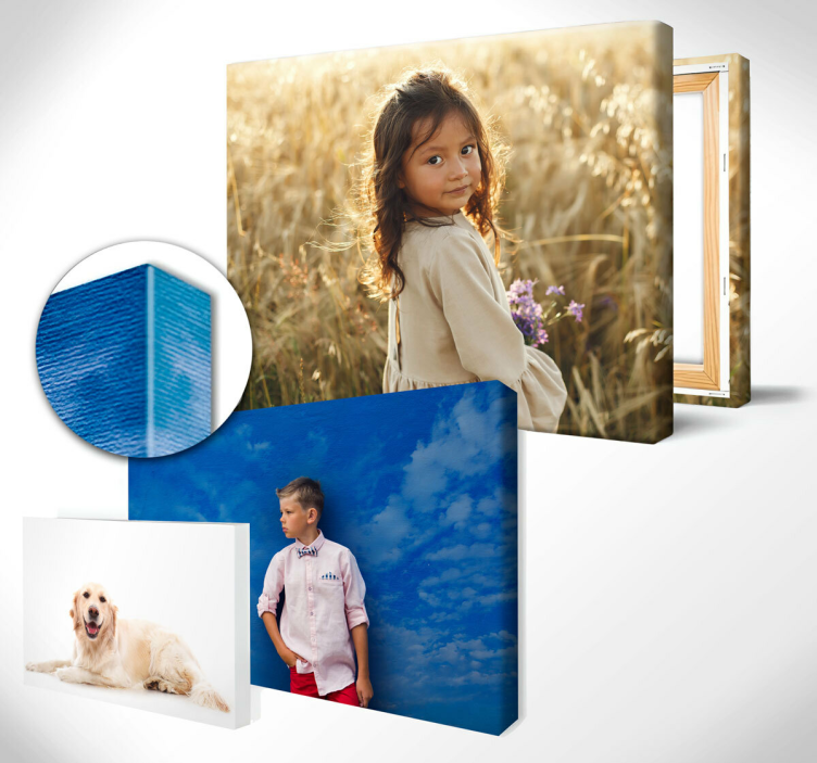 Personalised canvas photo prints
