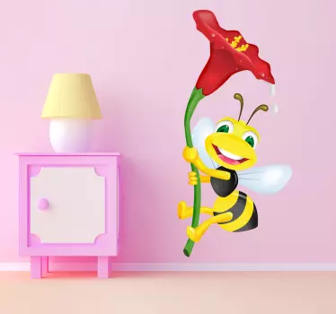 Bee wall stickers - TenStickers