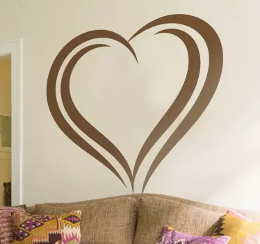 Love Heart Wall Stickers - TenStickers