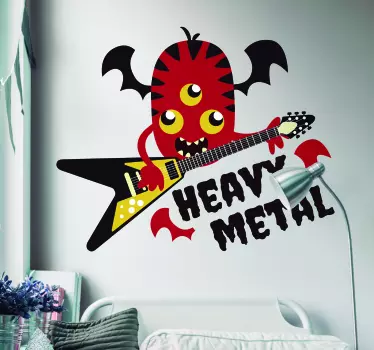 Heavy Metal Wall Stickers for every metal fan - TenStickers