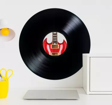 Vinyl Record Stickers - TenStickers