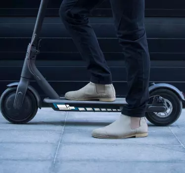 Decorative scooter stickers - TenStickers