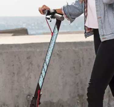 Decorative scooter stickers - TenStickers